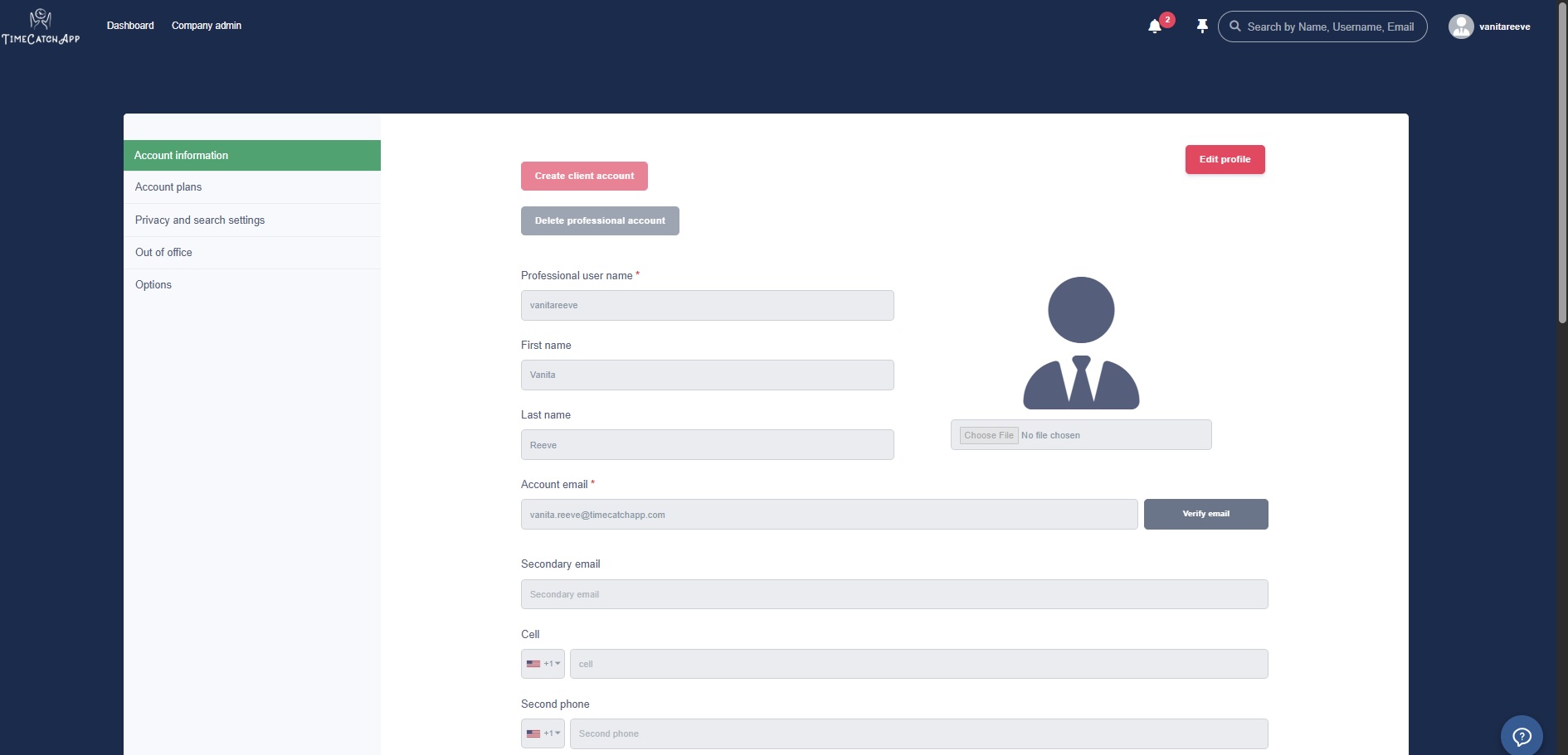 Choosing the Right Account Type in TimeCatchApp: Professional/Service ...